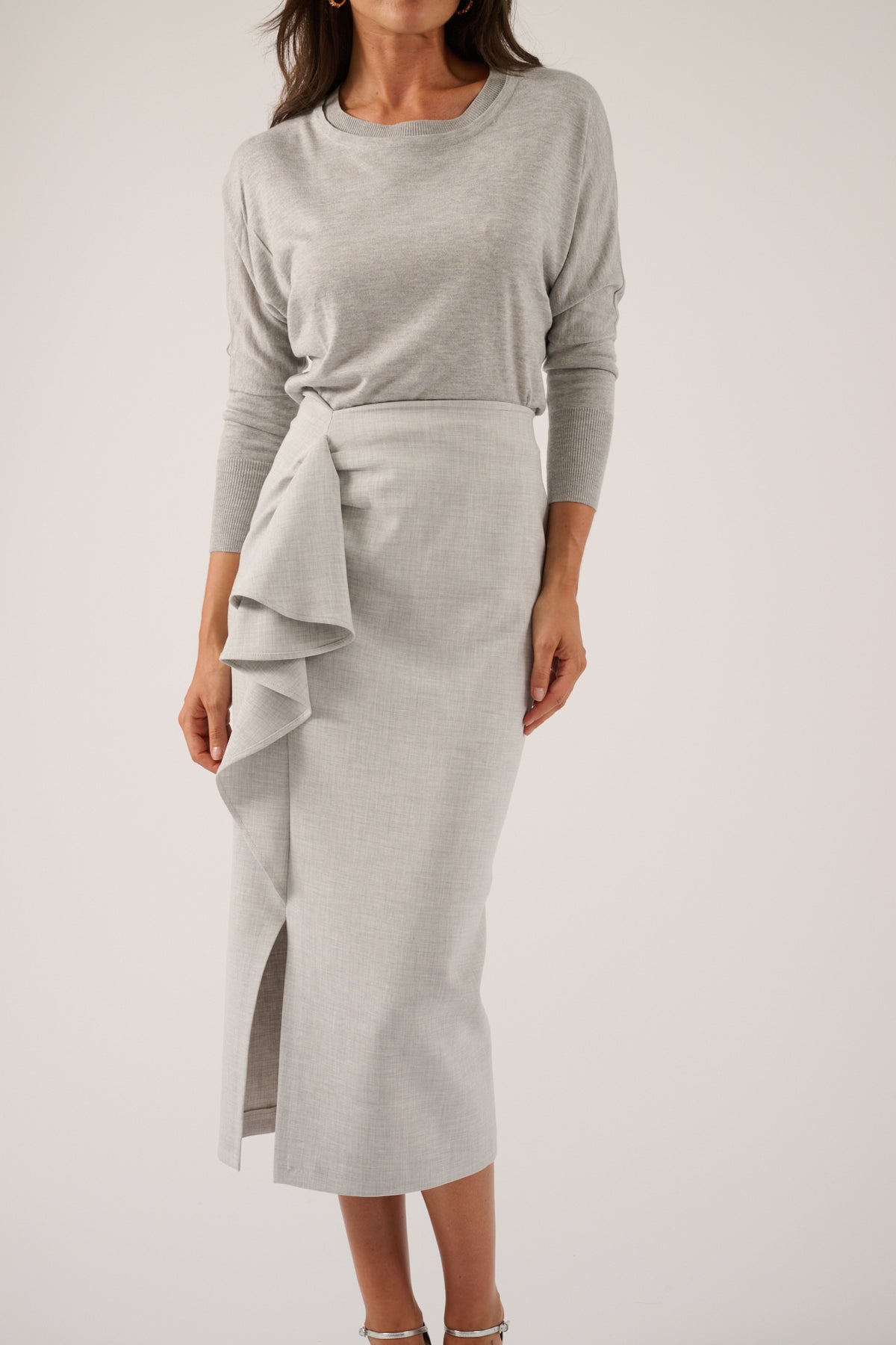 Hope Skirt - Mist Grey – Oscar The Collection